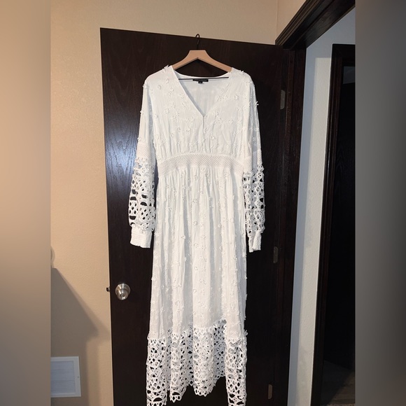 Boston Proper White Dress